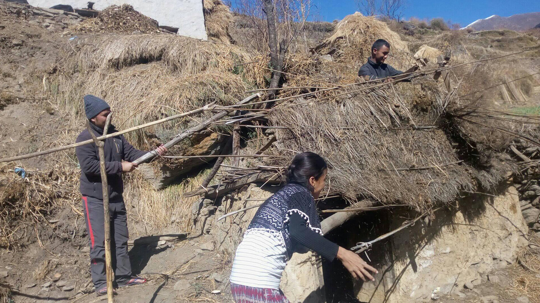 Locals destroy menstrual hut (in pics) « Khabarhub