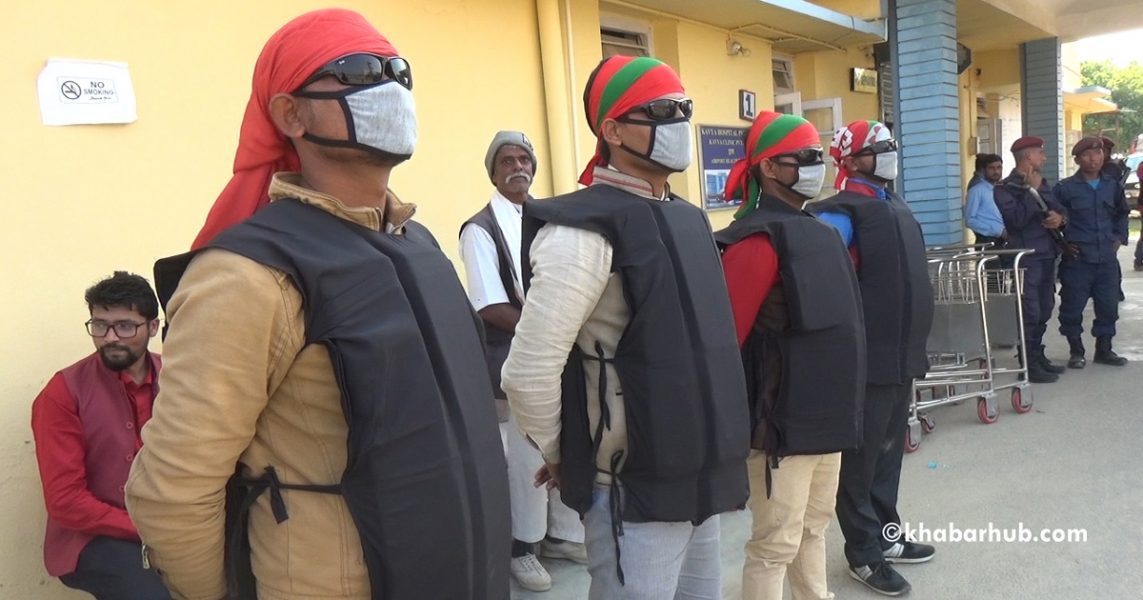 CK Raut receives a hero’s welcome in Janakpur; commando-attired guards ...