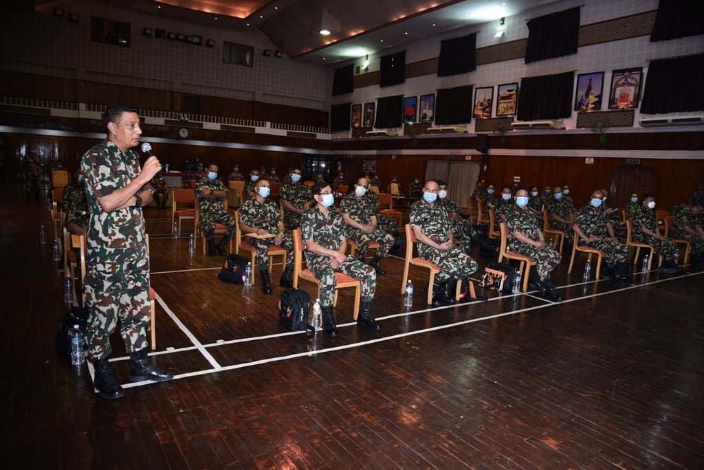 Nepal Army officers visit Armed Police Force Headquarters « Khabarhub