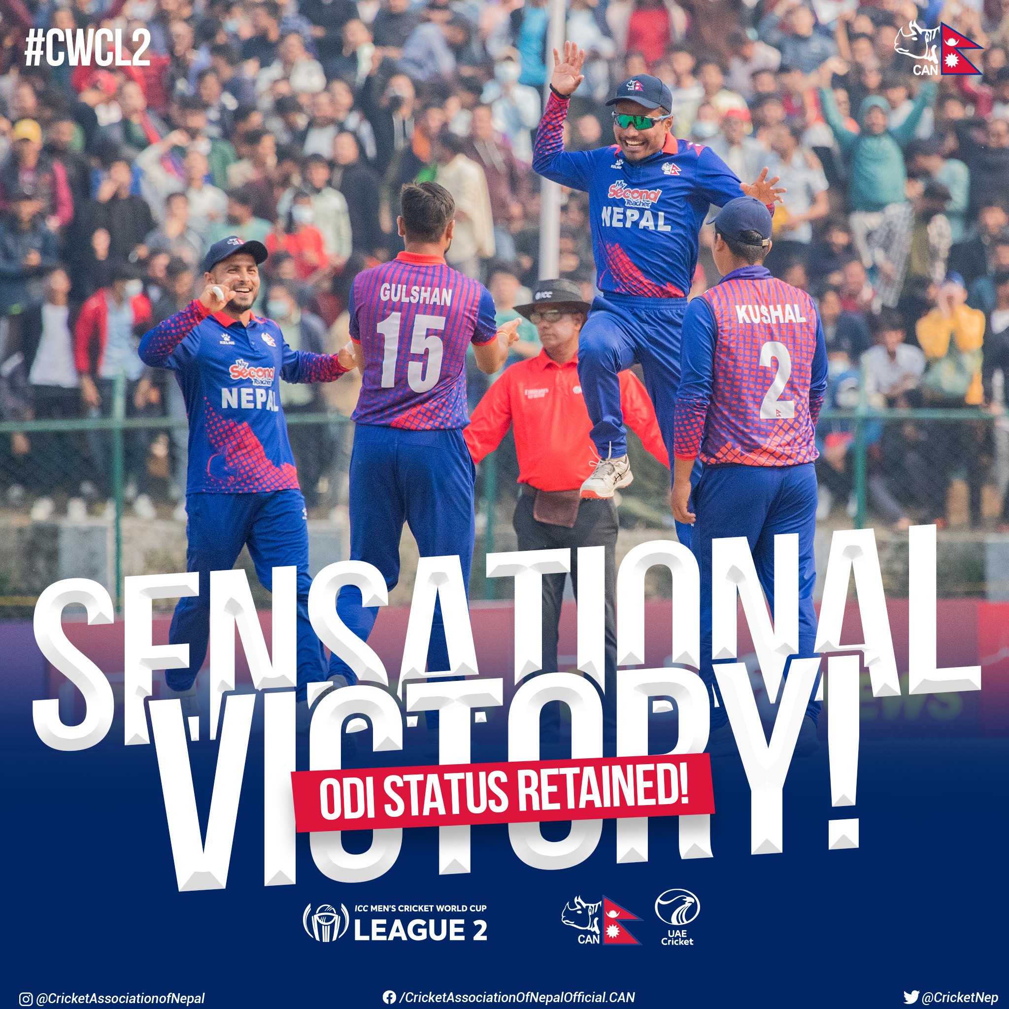 Nepal Beat UAE By A Massive Margin Of 177 Runs Khabarhub Nepal Beat UAE By A Massive Margin Of 177 Runs Khabarhub