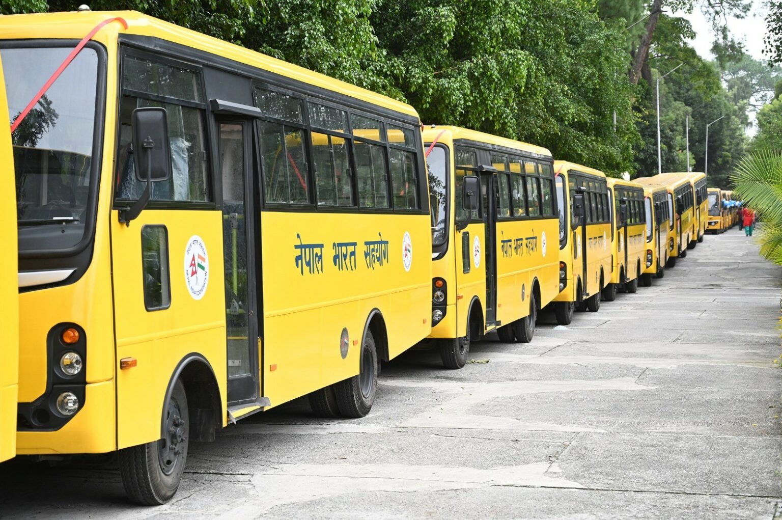 India gifts 34 ambulances, 50 school buses to Nepal « Khabarhub