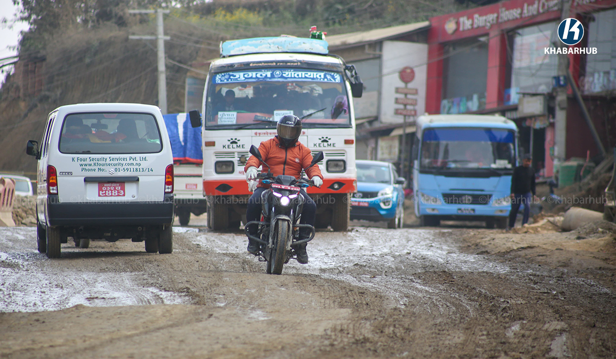 Four years on, Suryabinayak–Dhulikhel road still under construction ...